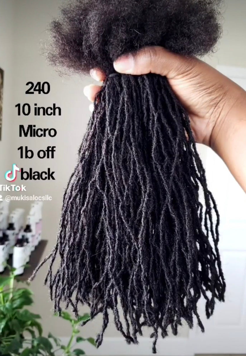 Micro Loc Extensions (10 locs per bundle) – Mukisa Locs | Loc extensions